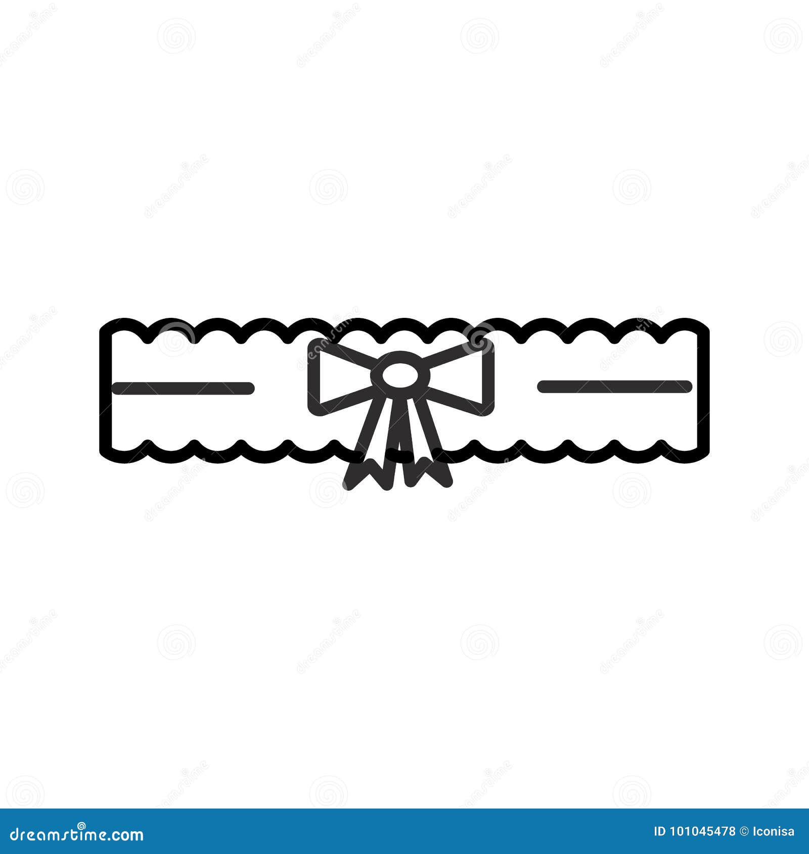 Garter Vector Icon On White Background. Flat Vector Garter Icon Symbol ...