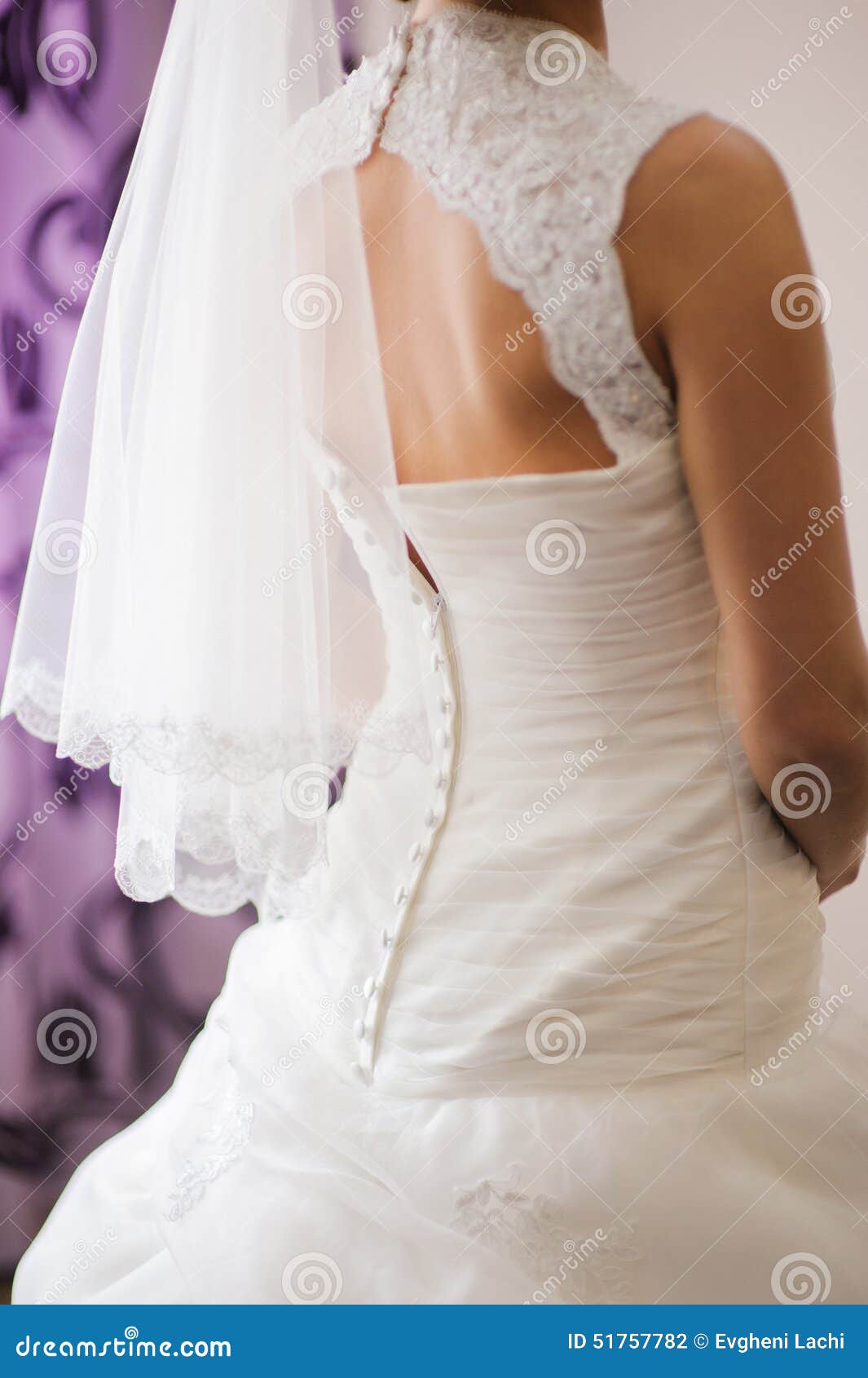Bride getting dressed stock photo. Image of women, bride - 51757782