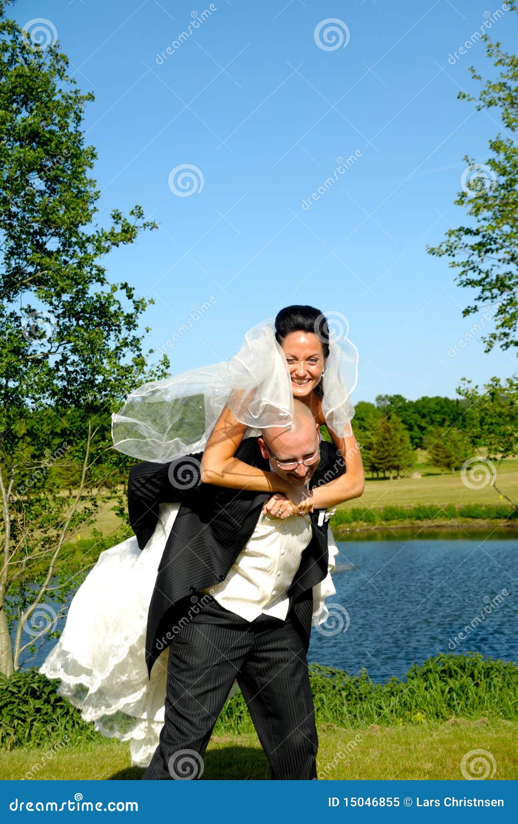 Bride and groom stock image. Image of fashion, caucasian - 15046855