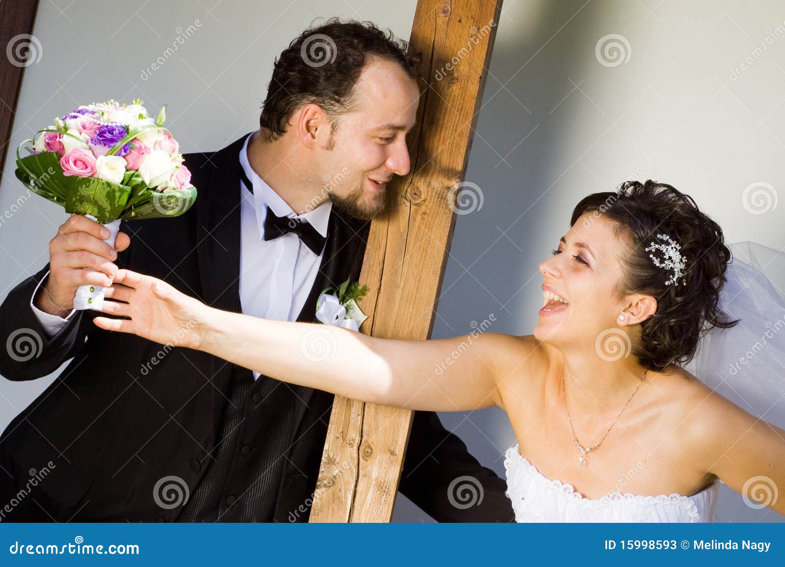 Bride and groom stock image. Image of life, girl, bridal - 15998593