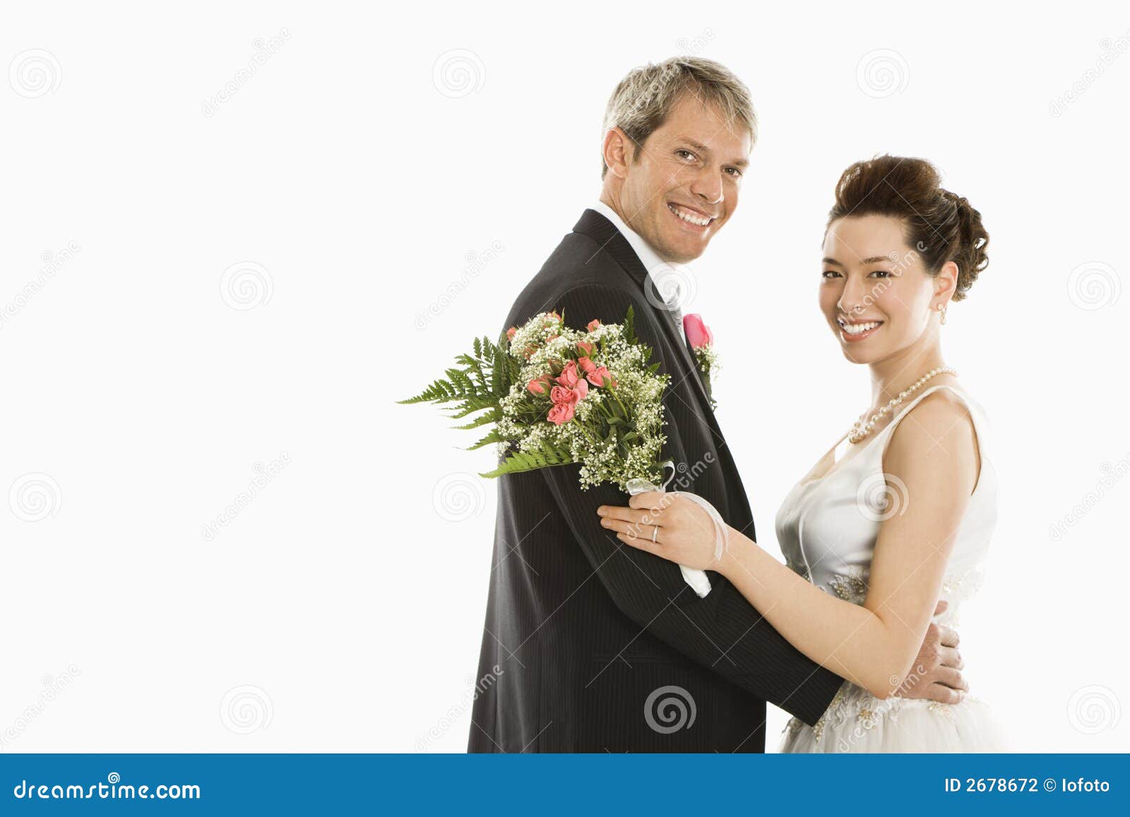 Bride and groom. stock photo. Image of copy, marriage - 2678672