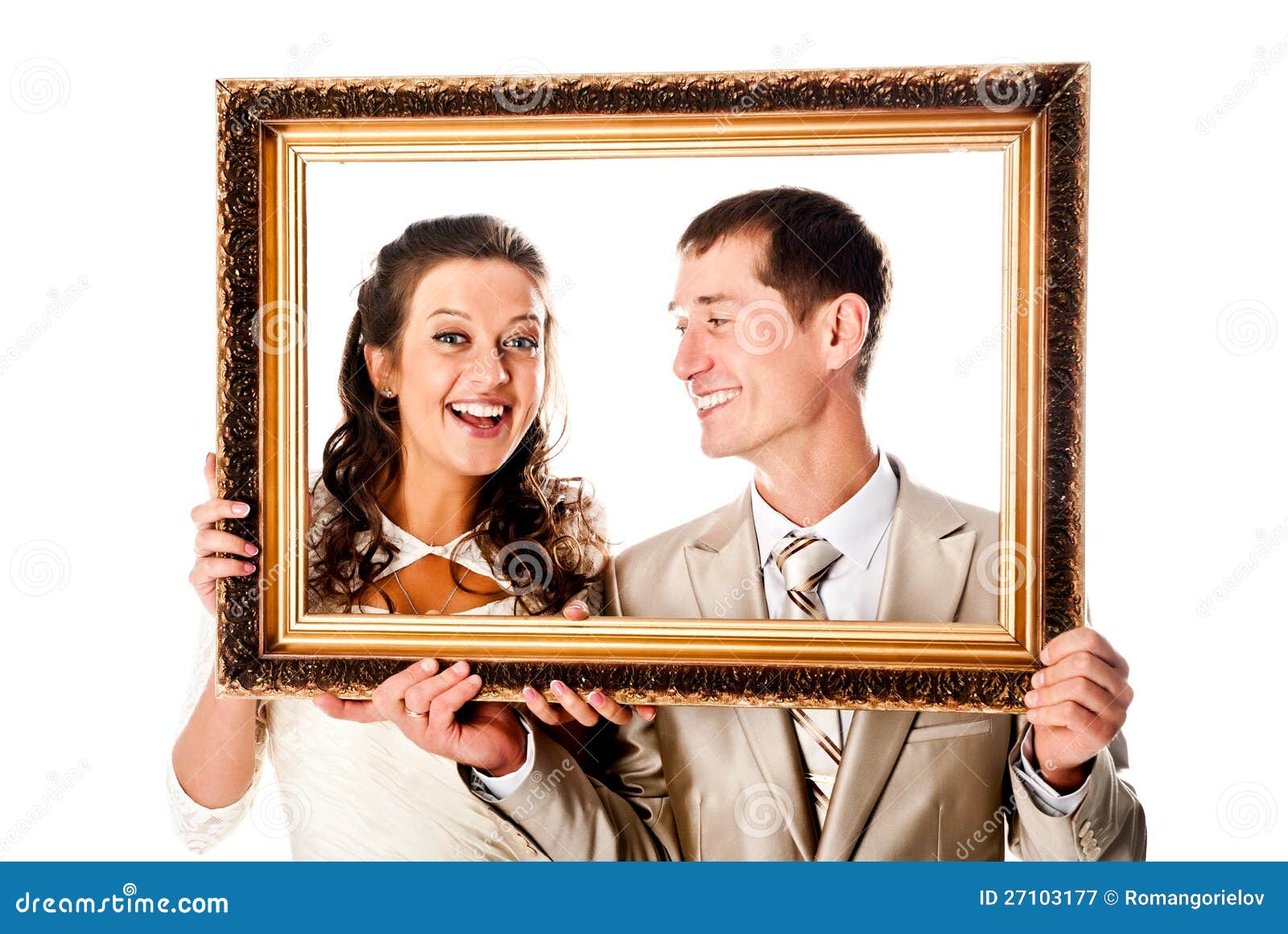 Bride and groom stock image. Image of passion, frame - 27103177