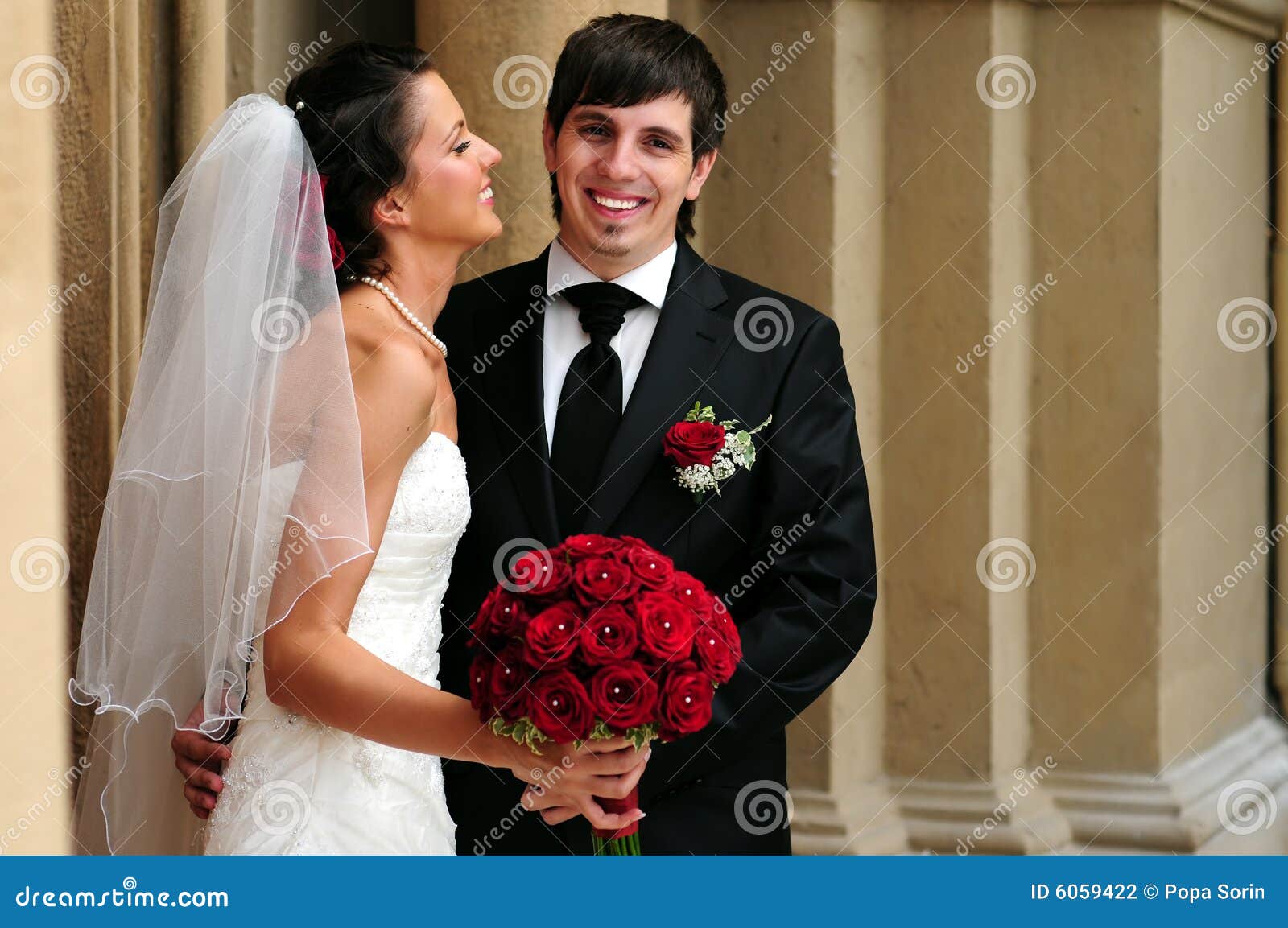 Bride and Groom stock photo. Image of couple, beautiful - 6059422