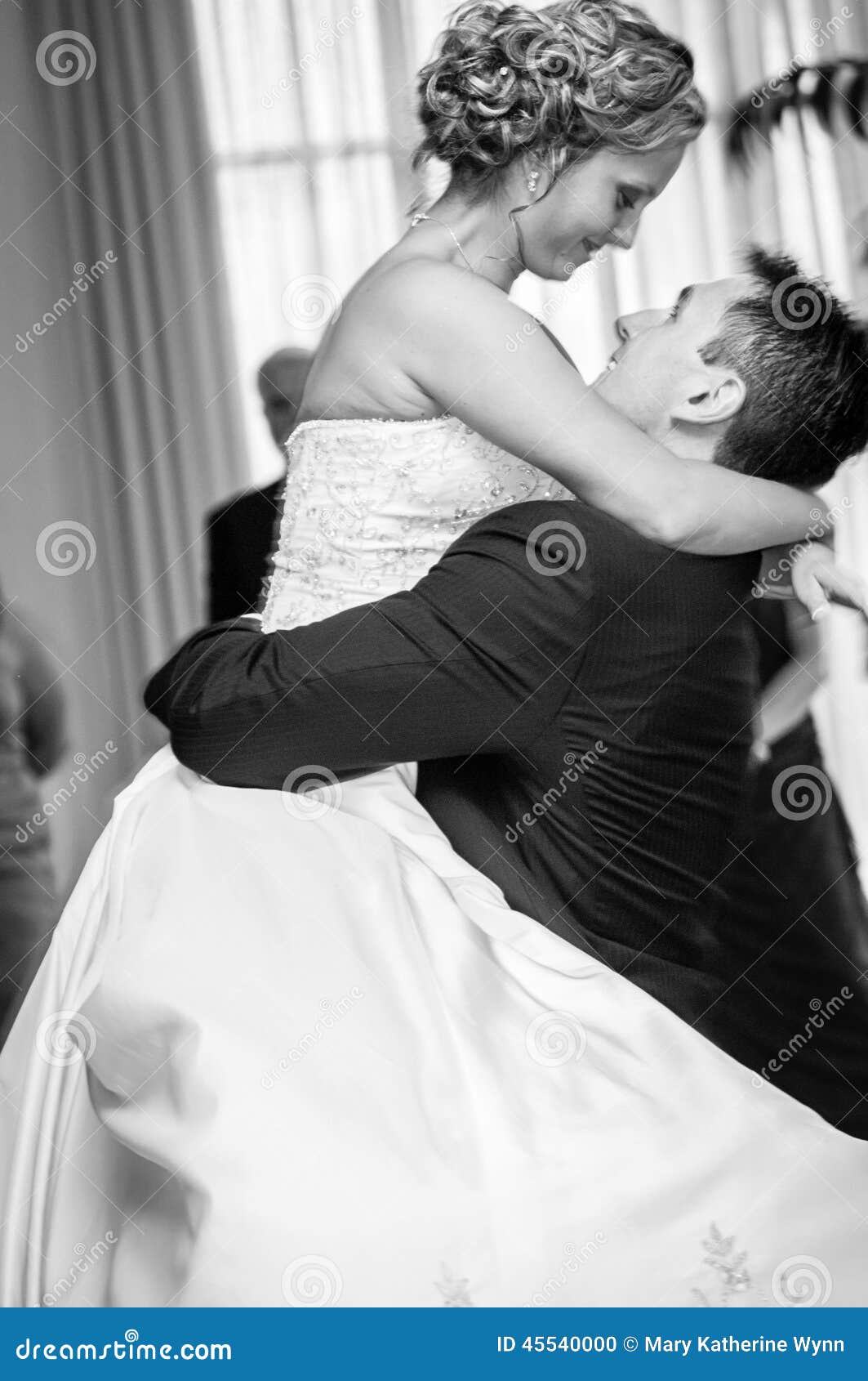 Bride and Groom dancing stock photo. Image of black, future - 45540000