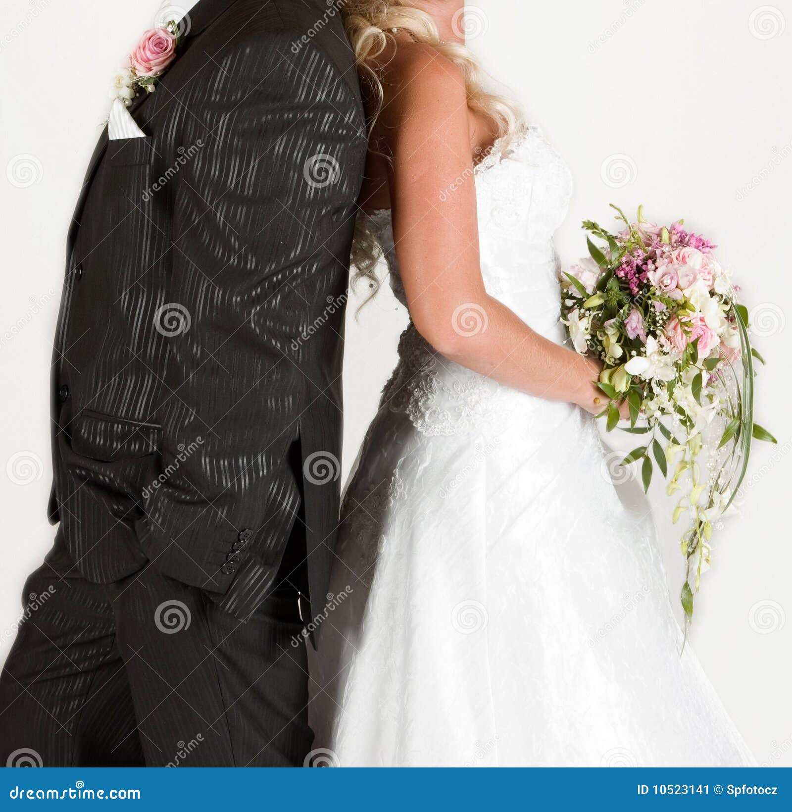 Bride and groom dresses stock image. Image of ceremony - 10523141