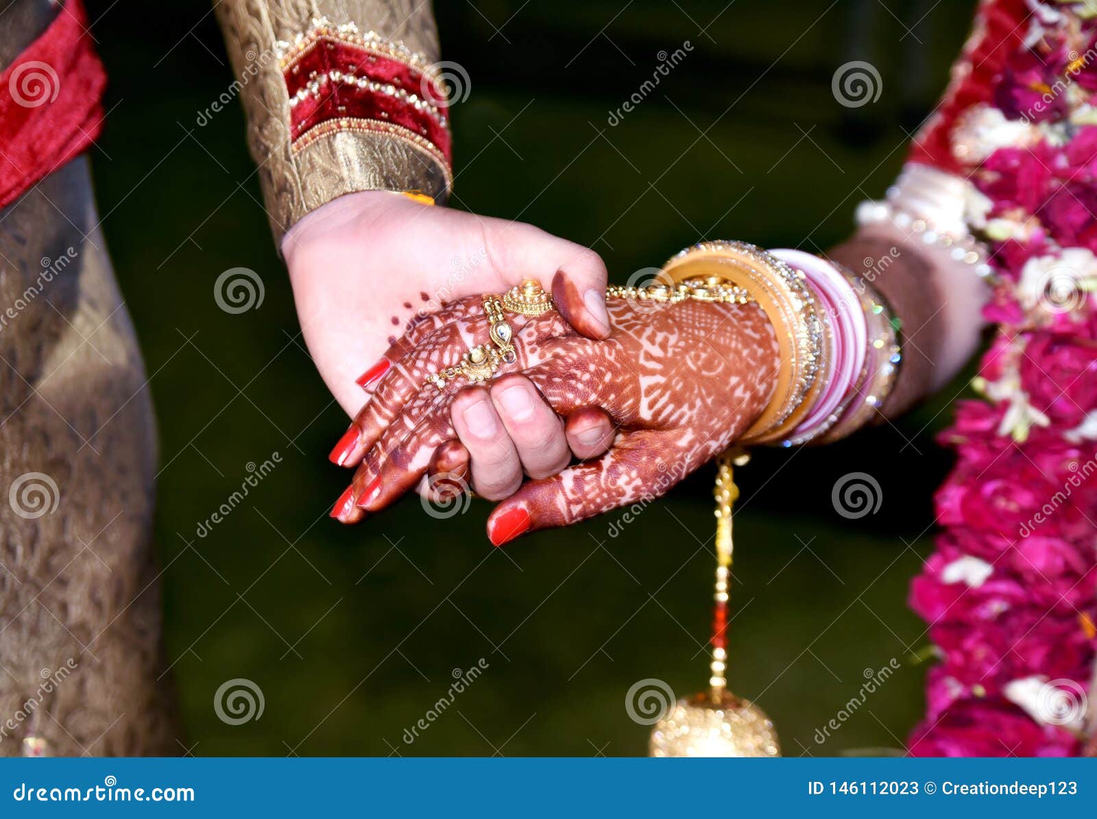 Bride & Groom Hand` Together Stock Image - Image of male, hand: 146112023