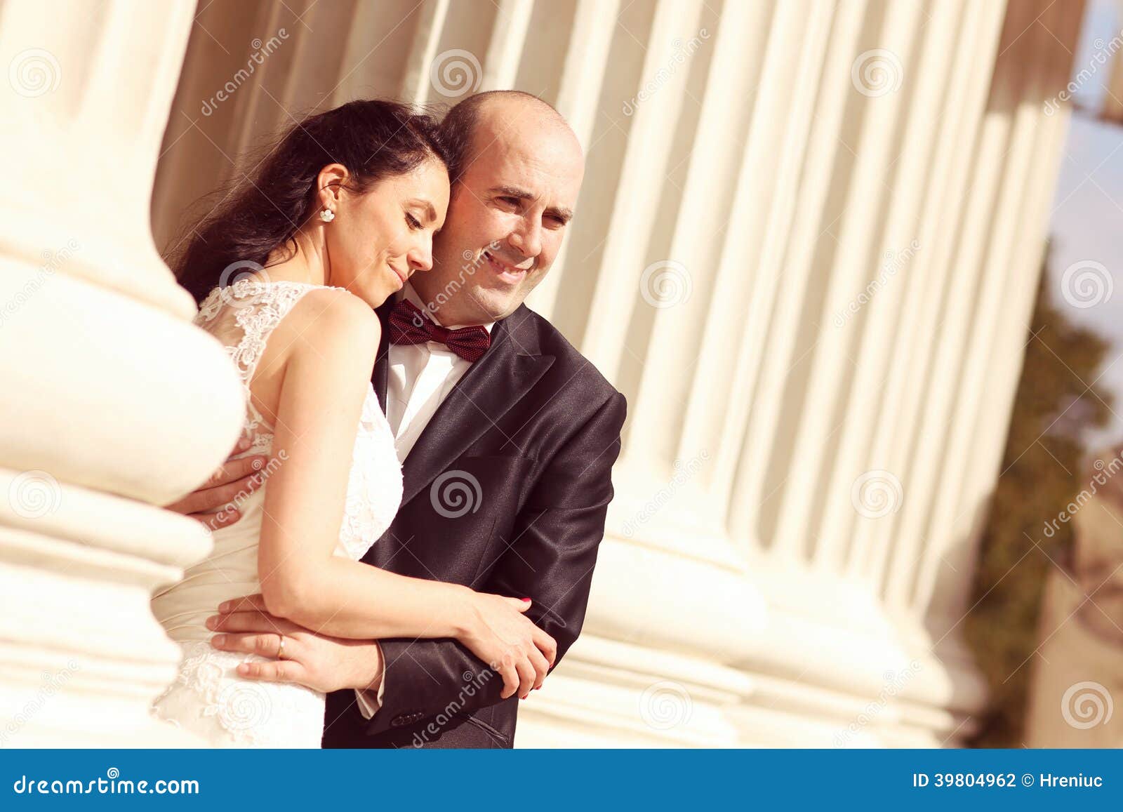 Bride and groom love stock photo. Image of contact, closeness - 39804962