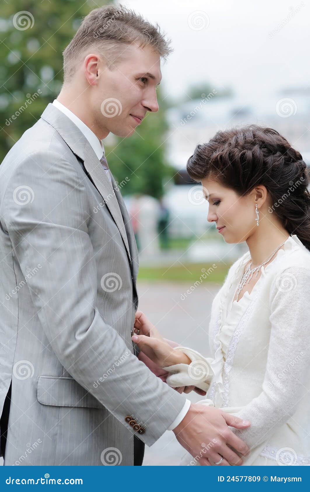 Bride and groom together stock image. Image of betrothal - 24577809