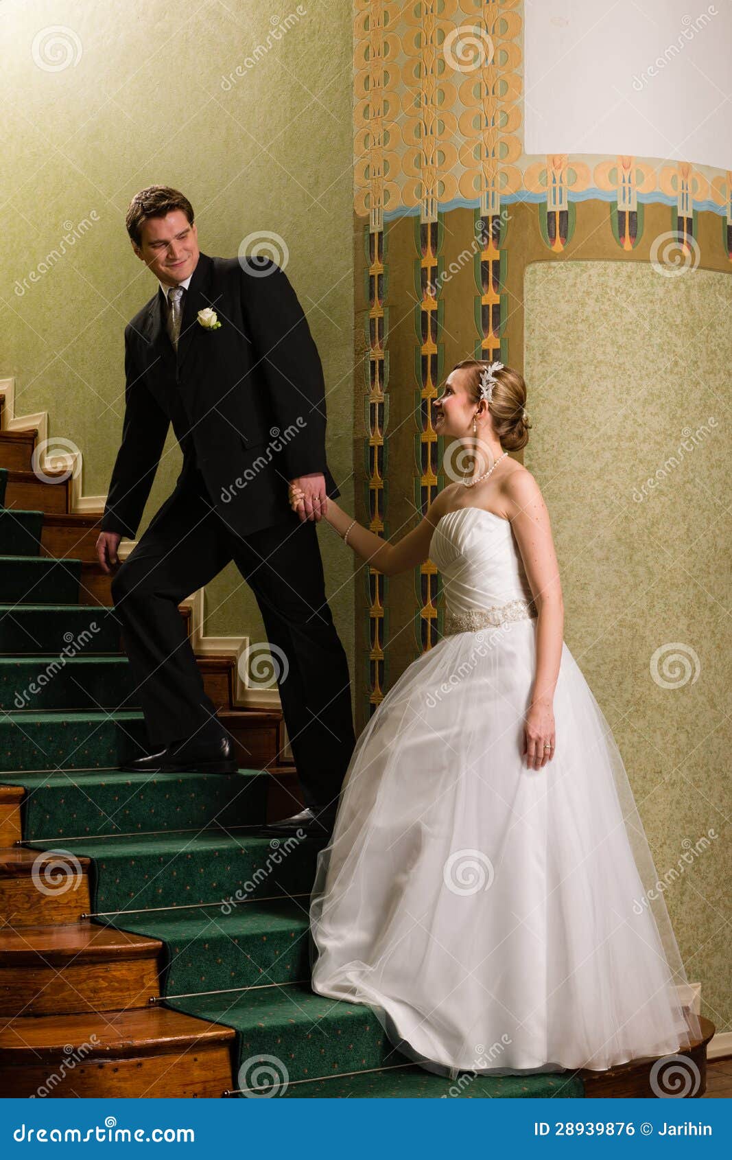 Bride and groom together stock photo. Image of tender - 28939876