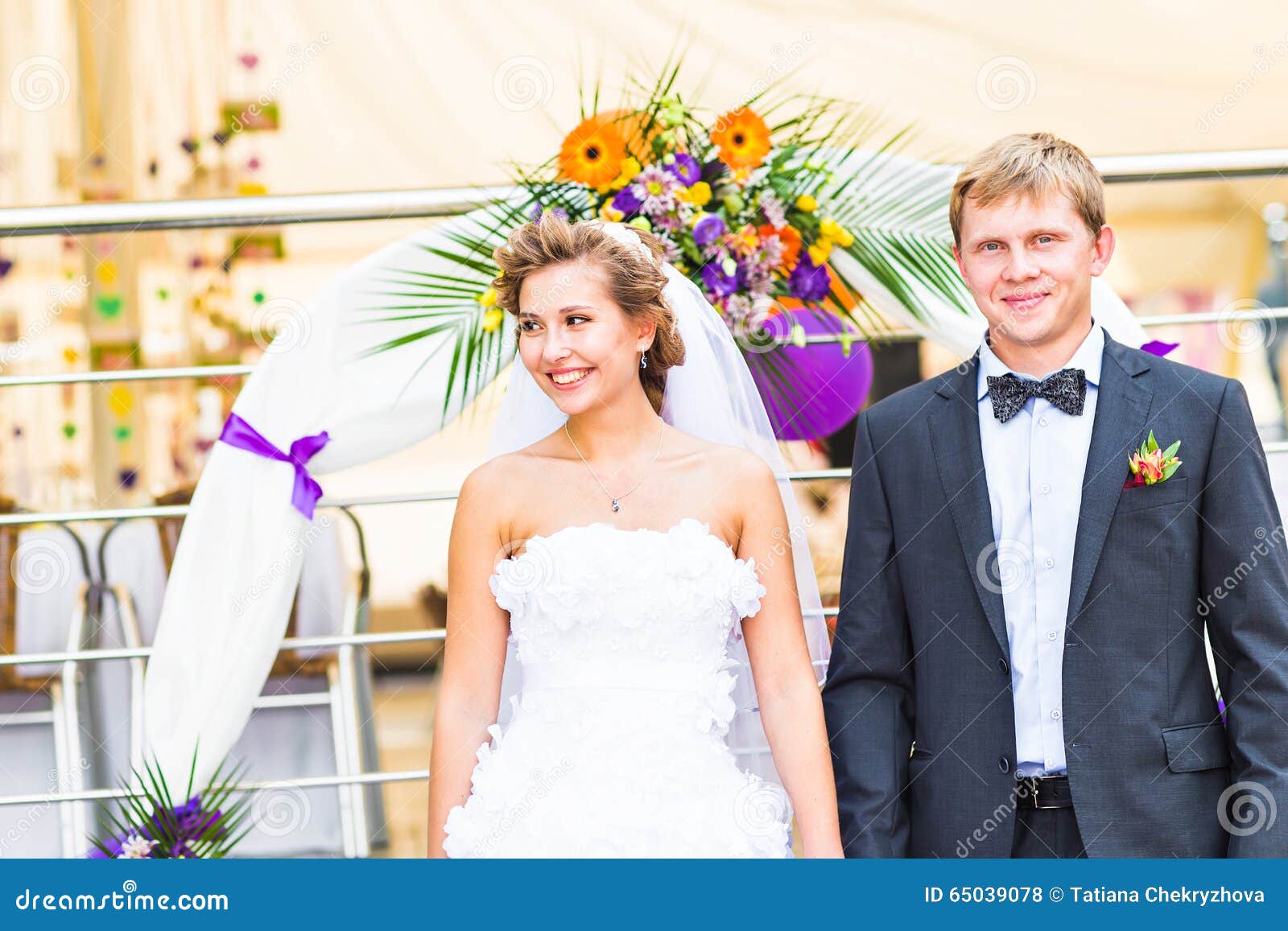 Bride and Groom at Wedding Reception Stock Photo - Image of mother ...