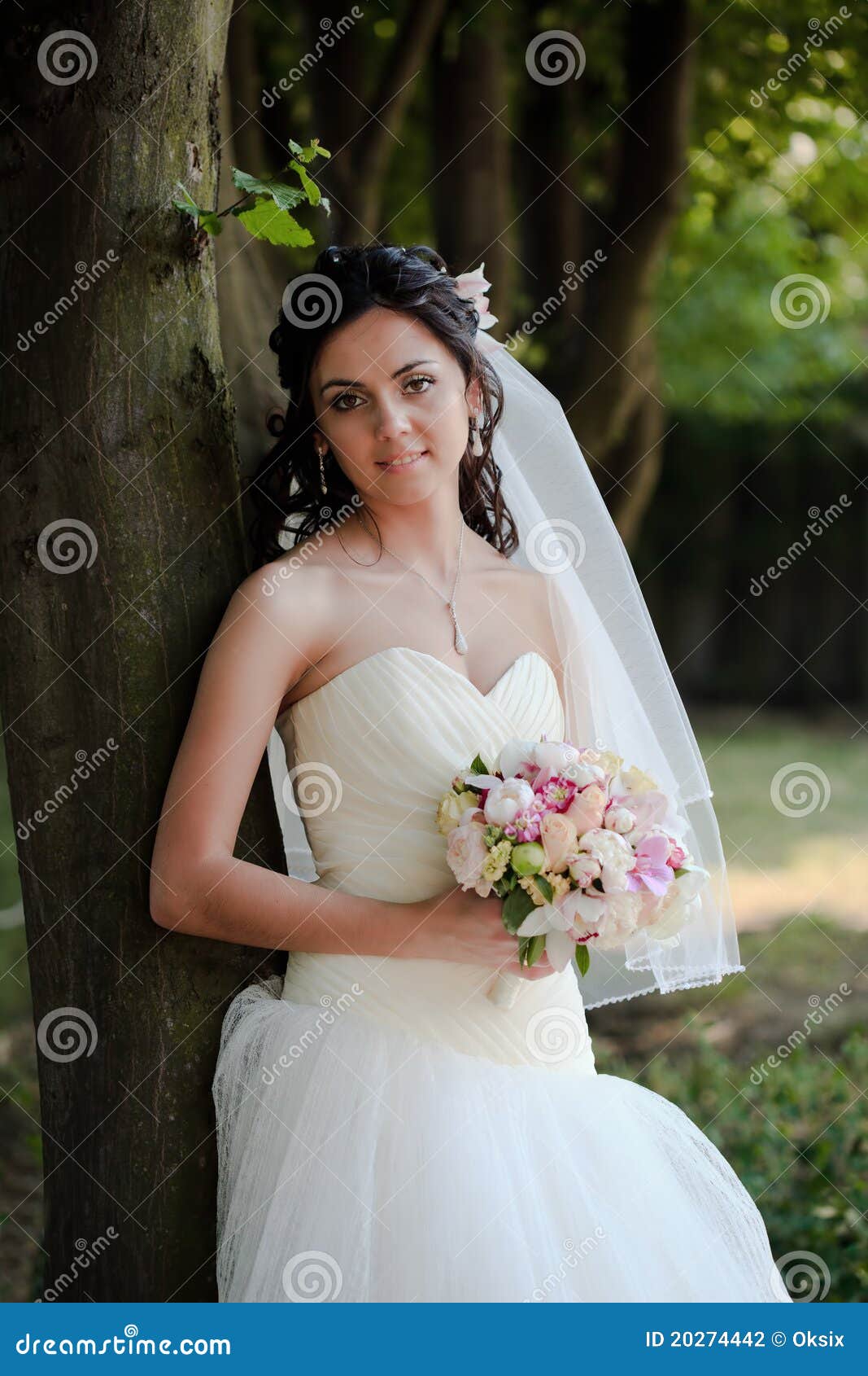 Bride outdoor stock photo. Image of ceremony, married - 20274442