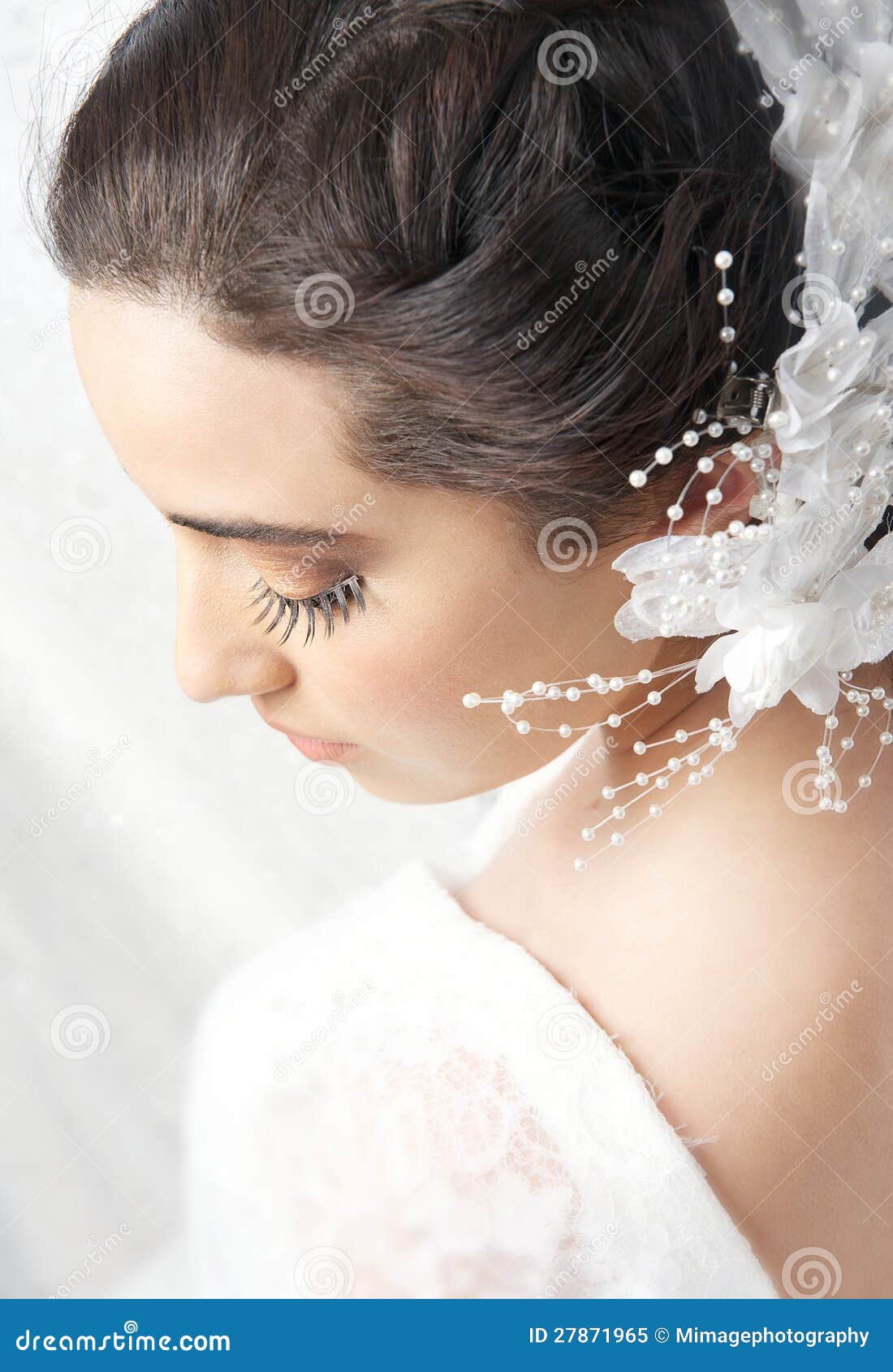 Bride Portrait stock image. Image of elegance, grace - 27871965