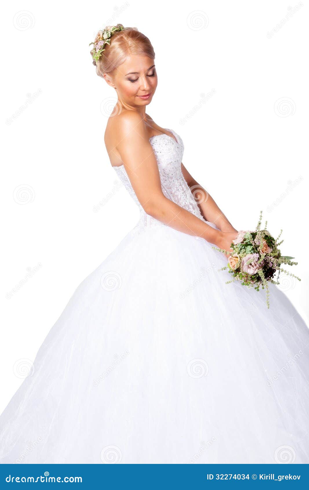Bride portrait stock photo. Image of femininity, female - 32274034