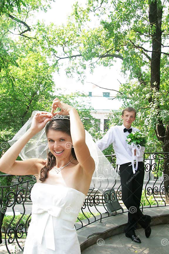 Bride Preparing for Wedding Stock Image - Image of beautiful, wife ...