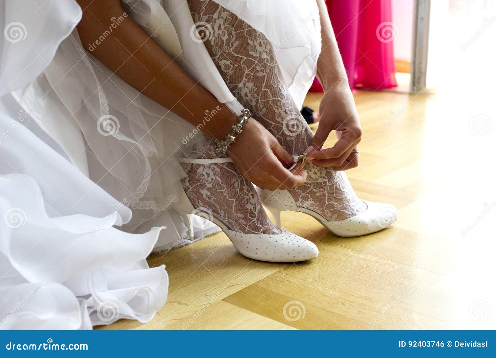 Bride preparing stock photo. Image of close, golden, ceremony - 92403746