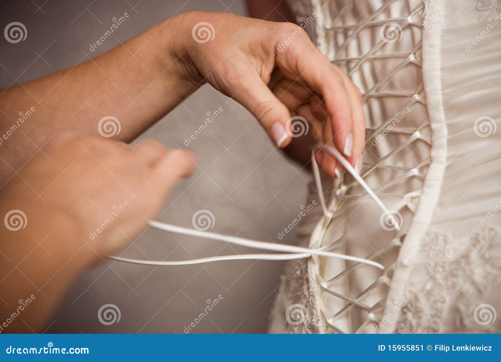 Bride s corset stock image. Image of elegance, silk, help - 15955851
