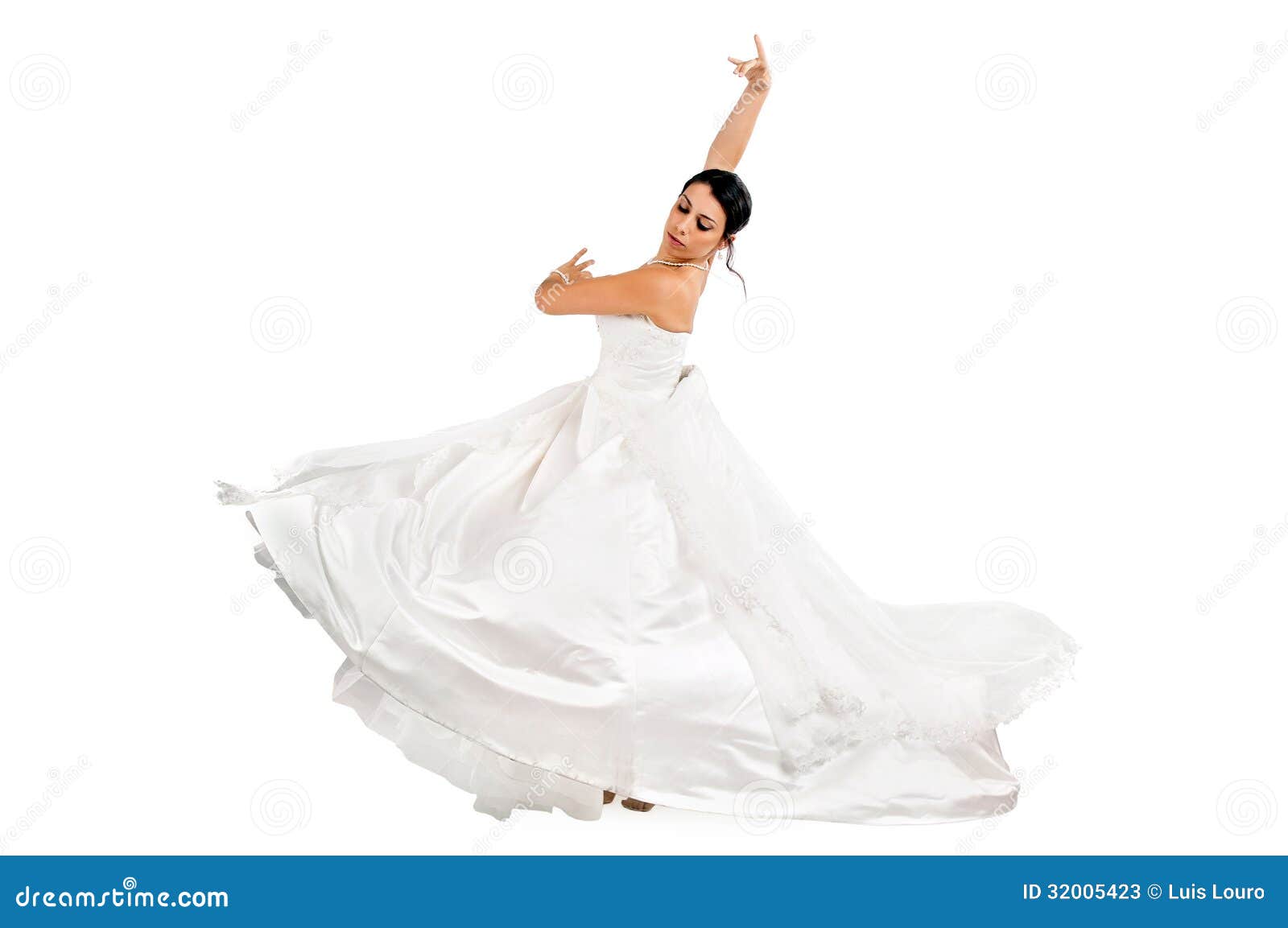 Bride s dance stock image. Image of beauty, bridal, female - 32005423