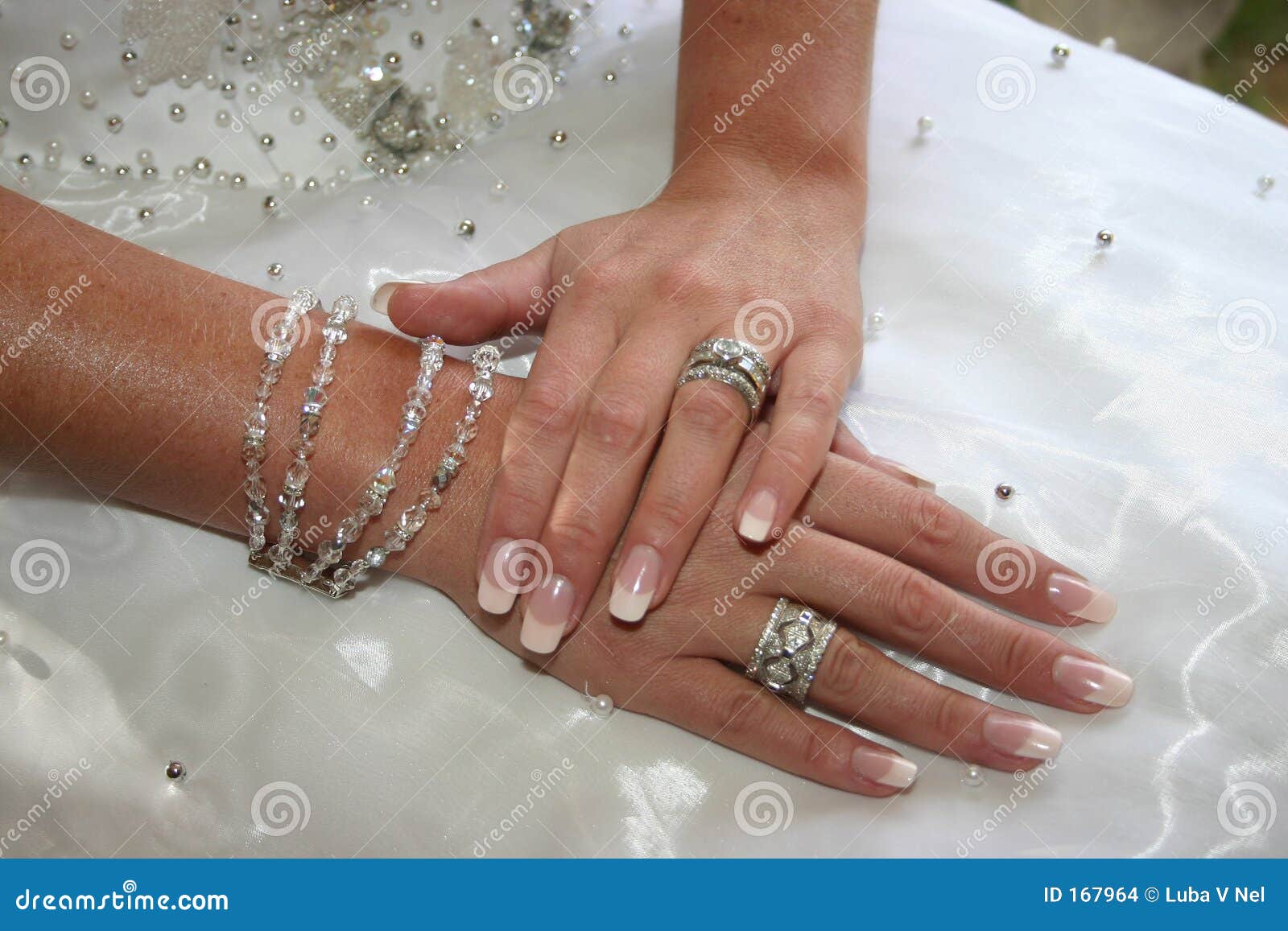 Bride s hands stock photo. Image of beads, expensive, lady - 167964