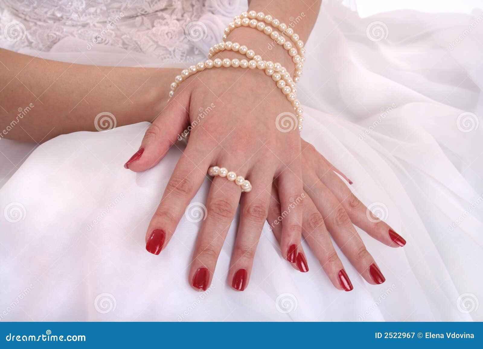 Bride s hands stock image. Image of bridal, evening, happiness - 2522967