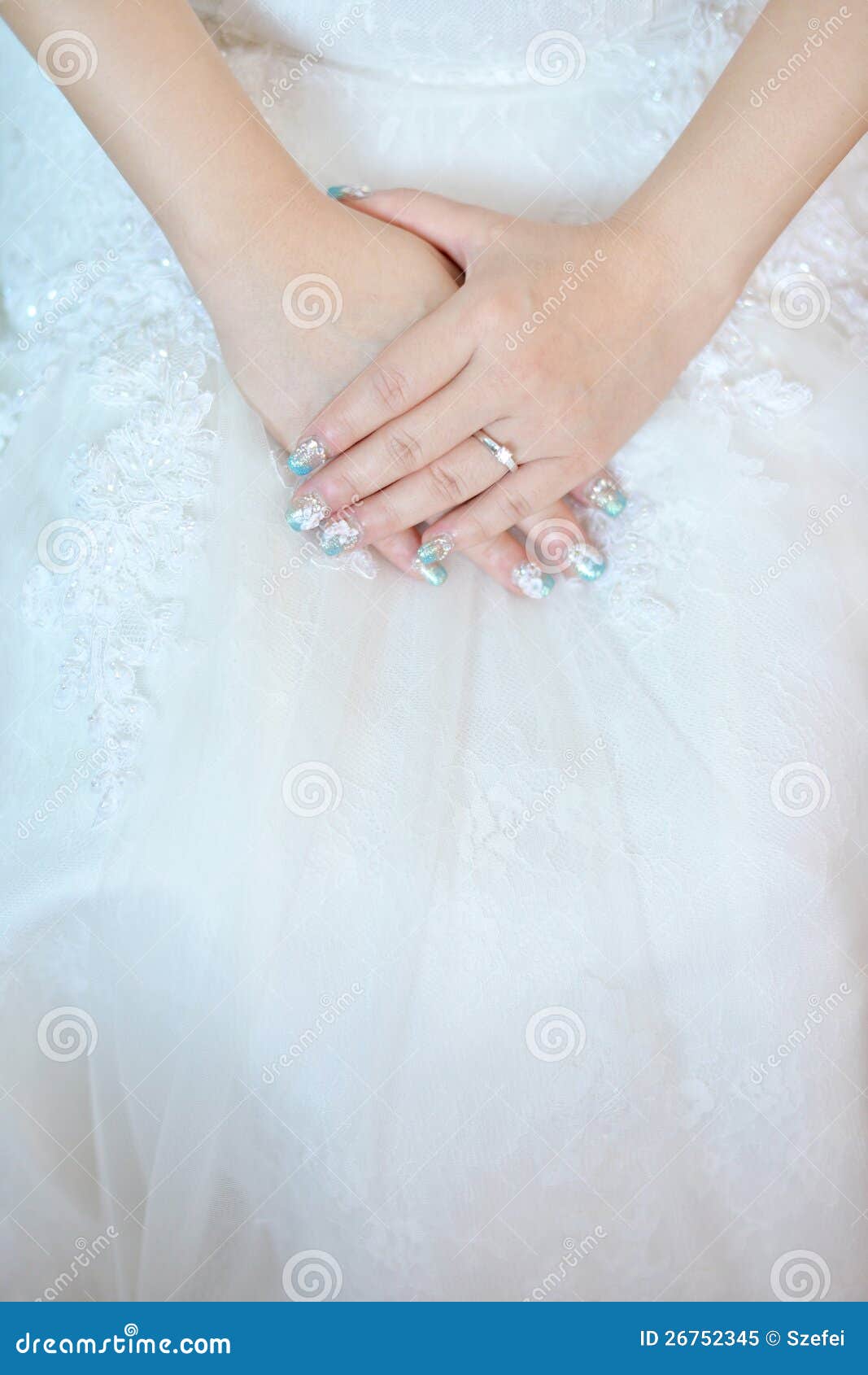 Bride s hands stock image. Image of adult, fashion, detail - 26752345