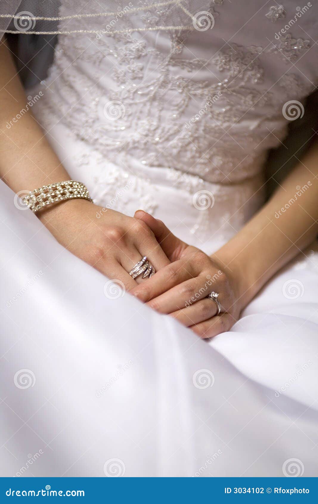 Bride s hands stock photo. Image of beautiful, circle - 3034102