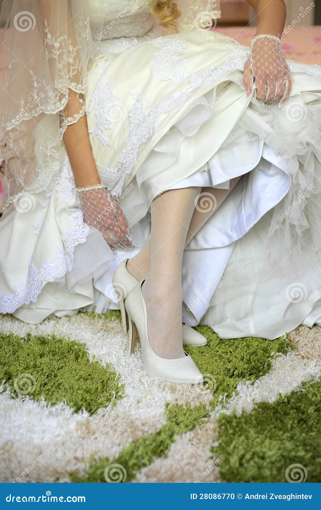 Bride s Legs stock photo. Image of dress, elegance, lingerie - 28086770