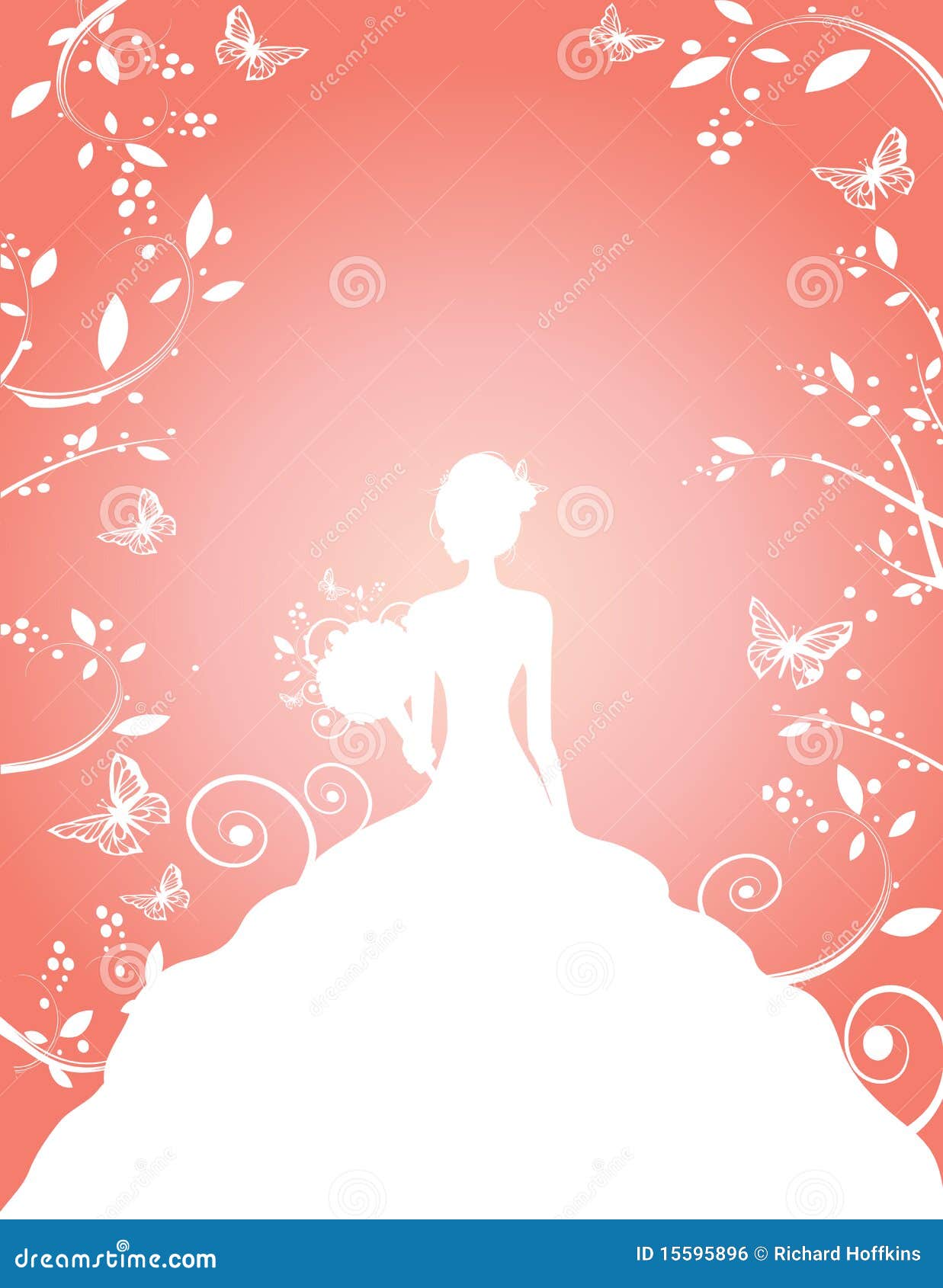 Bride To Be Background stock illustration. Illustration of flower ...