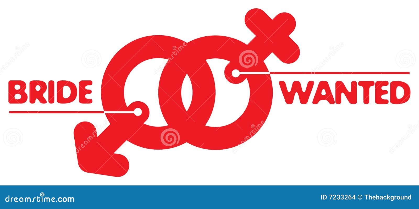 Bride Wanted illustration stock illustration. Illustration of ...