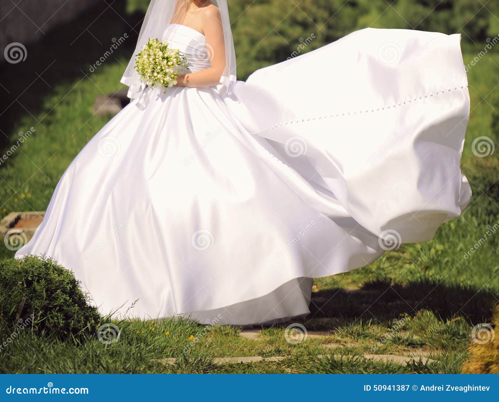 Bride on Wind stock image. Image of colored, love, luxury - 50941387
