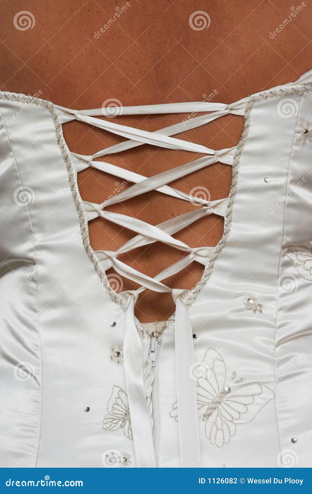 Brides back stock photo. Image of lady, happy, girl, wedding - 1126082