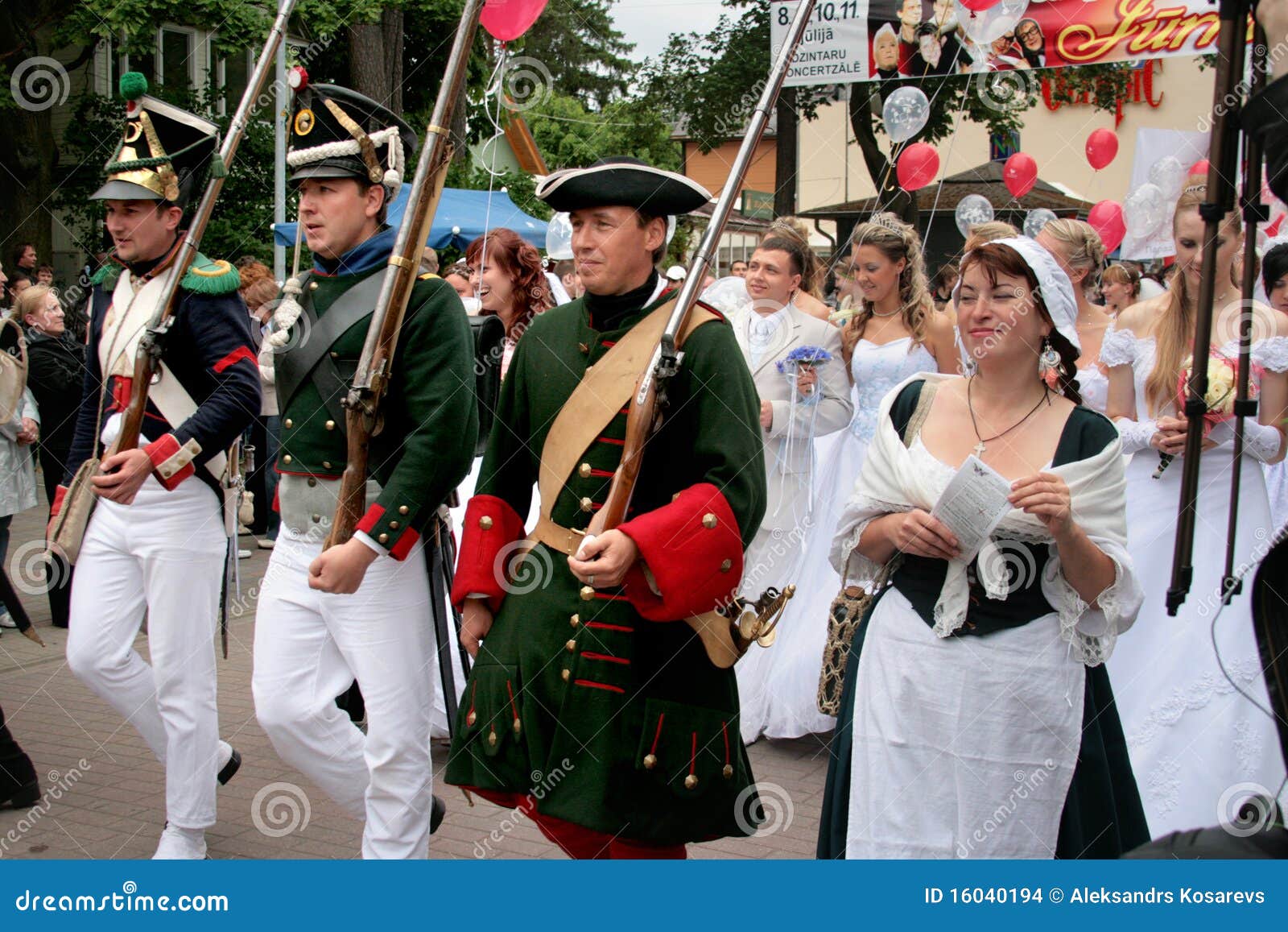 Brides parade 2010 editorial stock image. Image of girls - 16040194