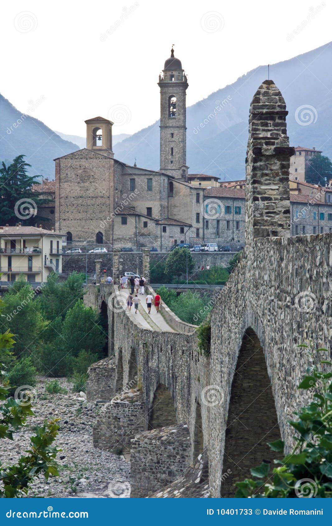 The bridge stock image. Image of church, italy, bell - 10401733