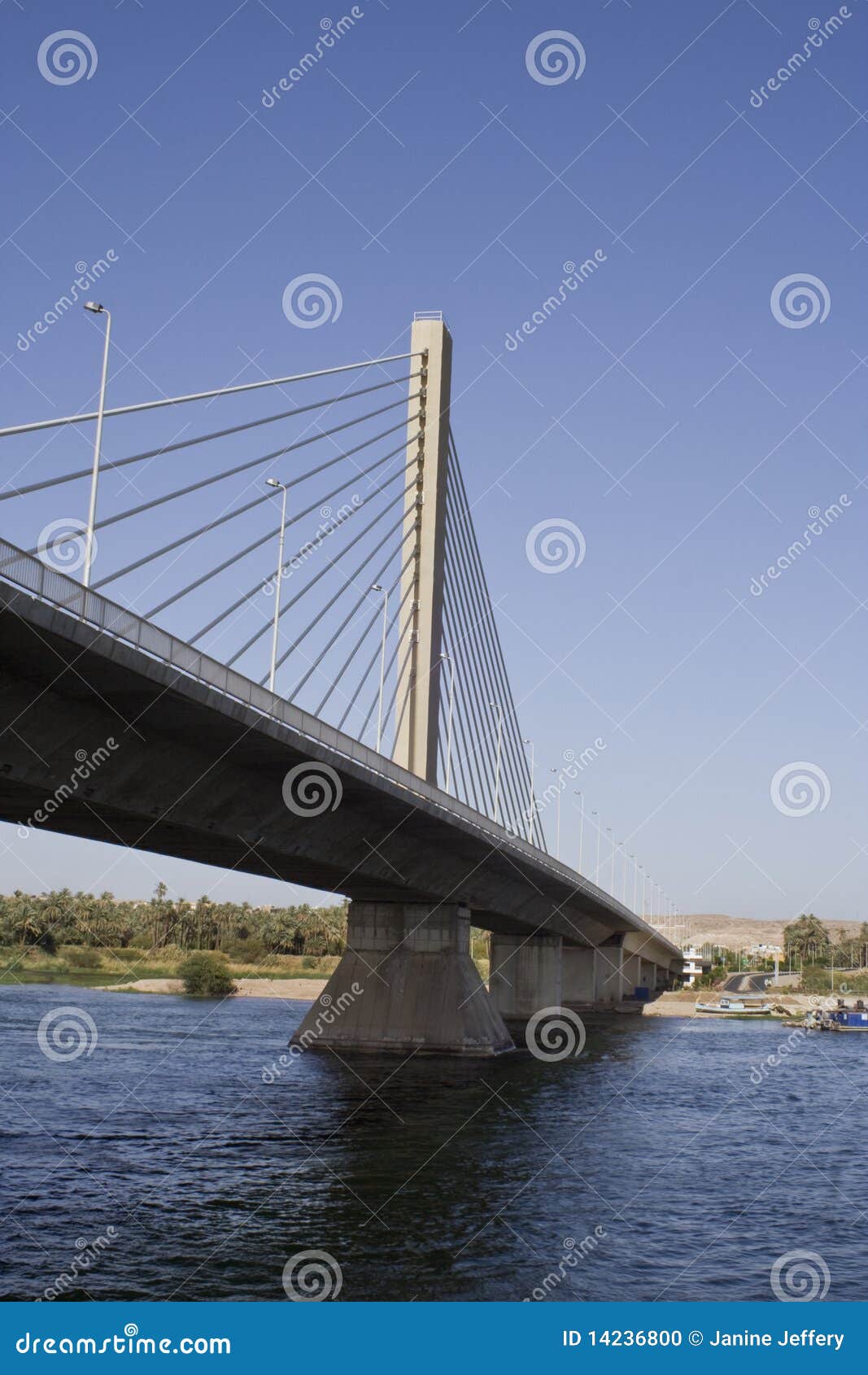 Bridge stock photo. Image of impressive, aswan, design - 14236800