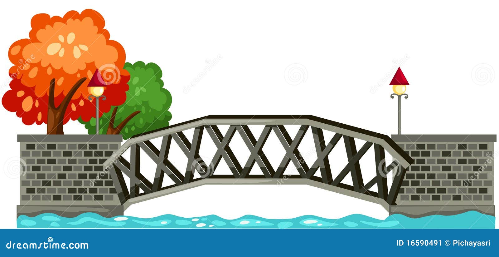 Bridge Pictures Cartoon - Vector Freeuse Library Bridge Cartoon ...