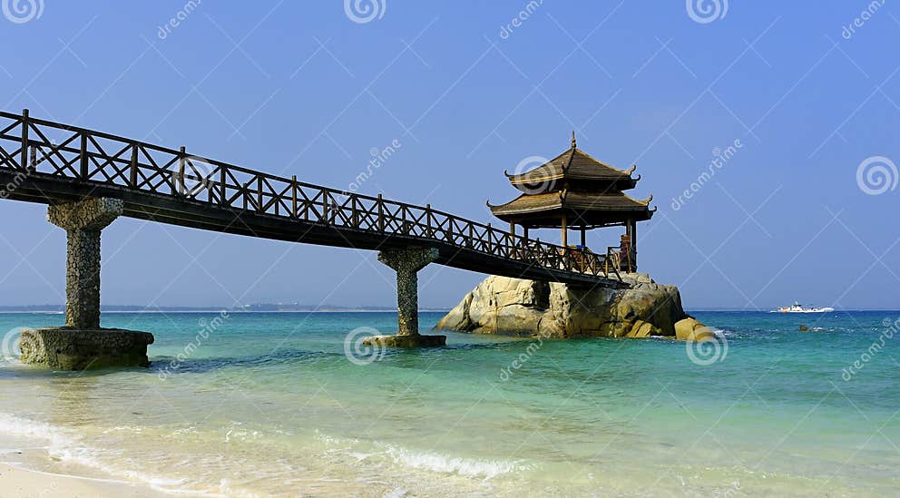 Bridge stock image. Image of journey, resort, sanya, bridge - 19182159