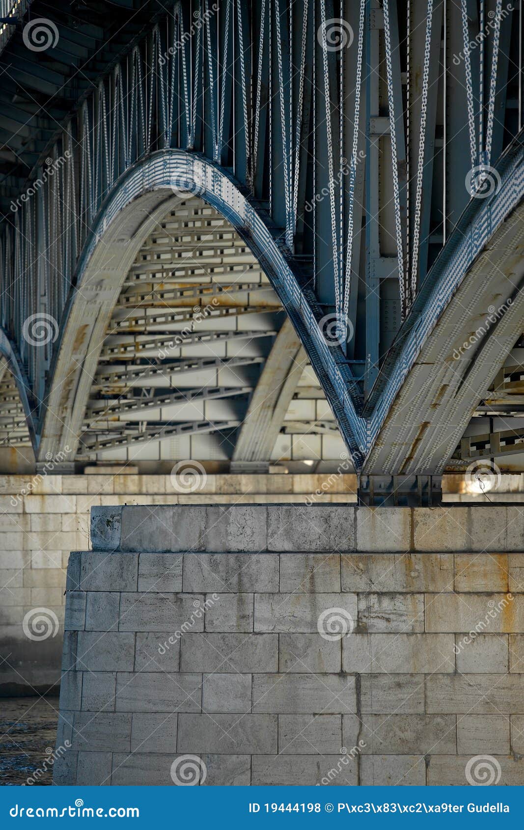 Bridge stock photo. Image of steel, grid, background - 19444198