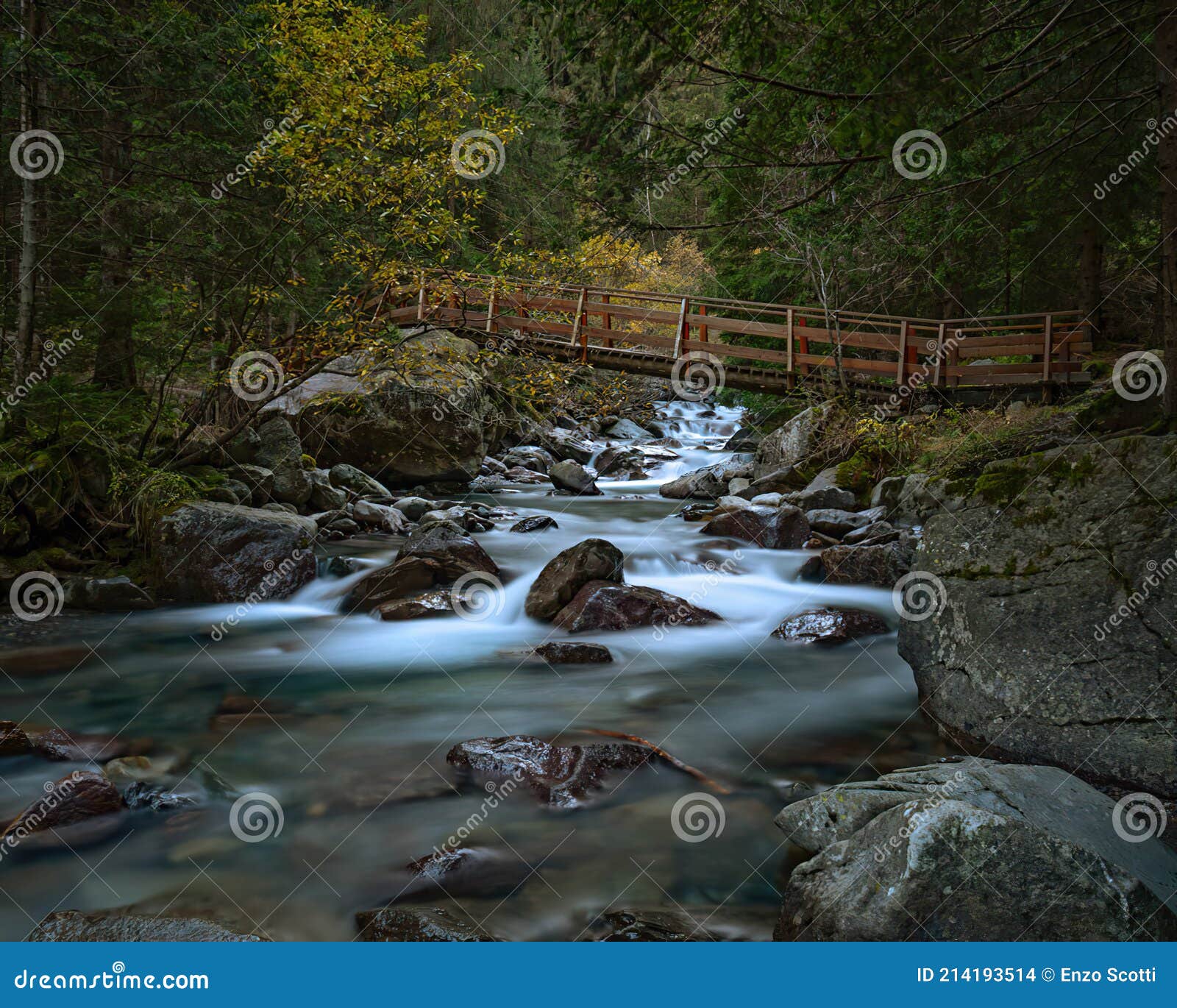Amazing Bridge Mountains Italy Stock Photo - Image of landmark ...