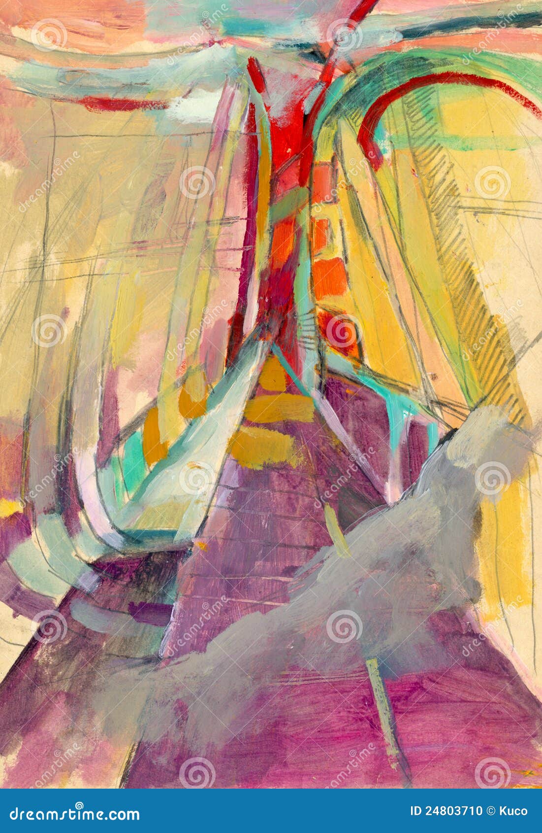 Bridge stock illustration. Illustration of artistic, authentic - 24803710