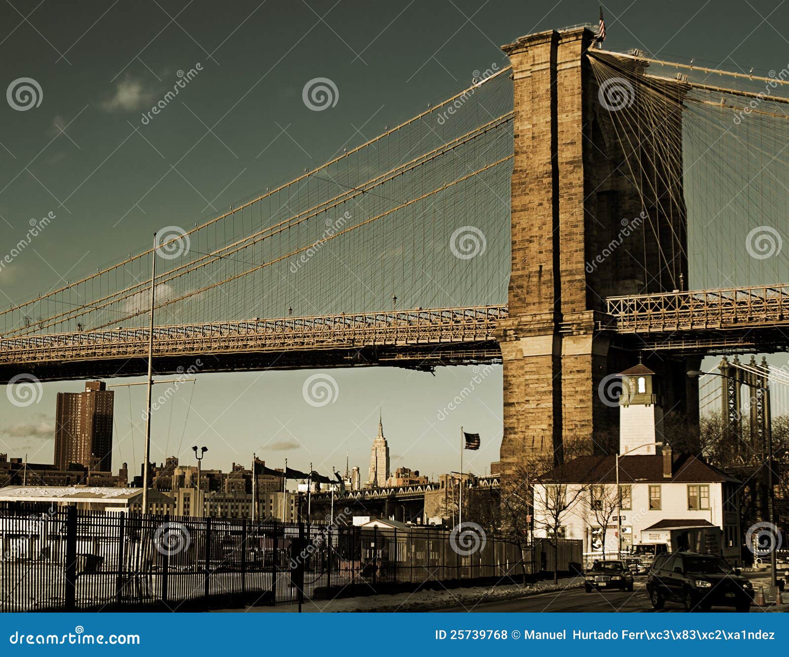 The Bridge stock photo. Image of manhattan, skyscraper - 25739768