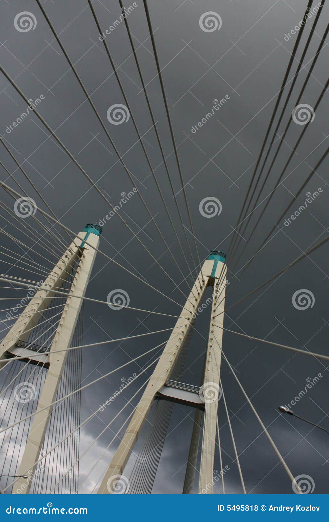 Bridge stock photo. Image of cityscape, angle, district - 5495818