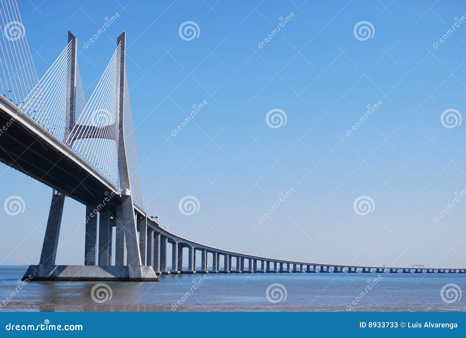 Bridge stock image. Image of gama, water, expo, metal - 8933733