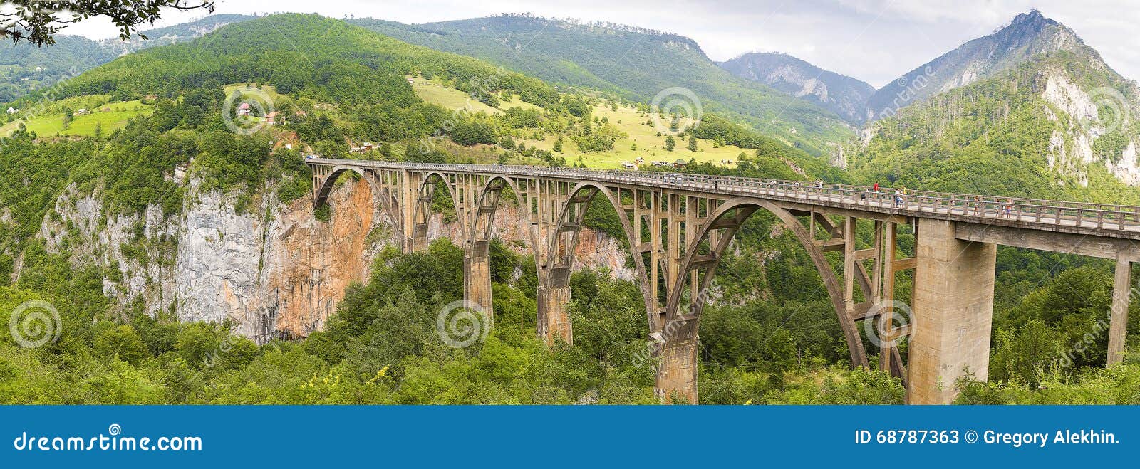 The Bridge Across the Chasm. Stock Image - Image of sunny, trees: 68787363