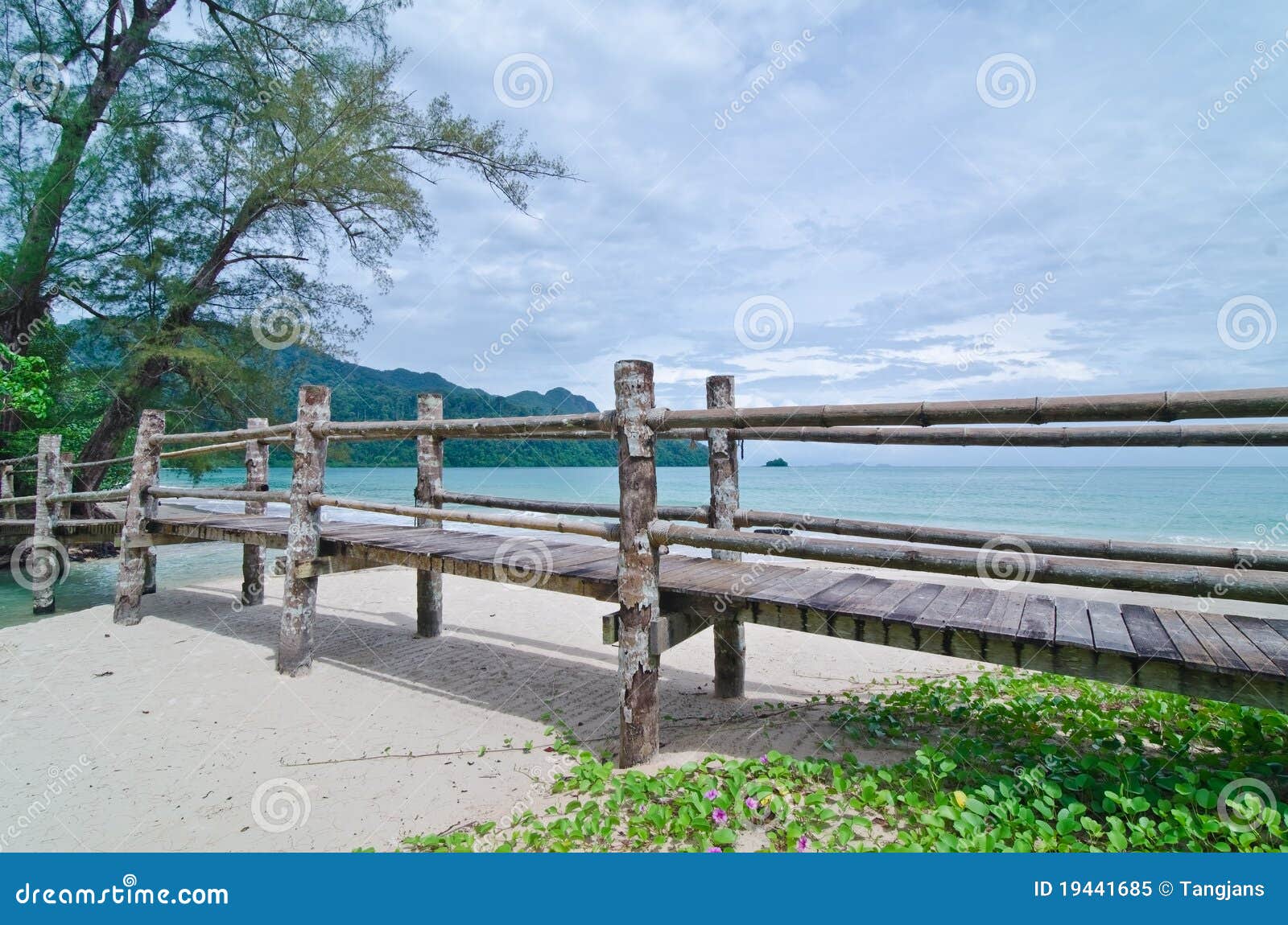 Bridge Across Datai Beach, Langkawi, Malaysia Stock Image - Image of ...