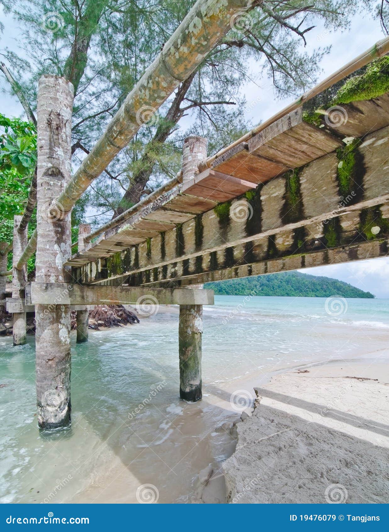 Bridge Across Datai Beach, Langkawi, Malaysia Stock Image - Image of ...