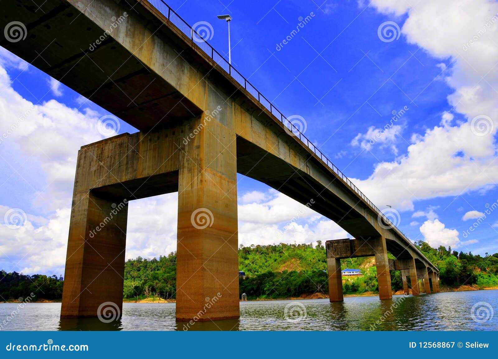 Bridge Across PUlau Banding Stock Image - Image of banding, perak: 12568867