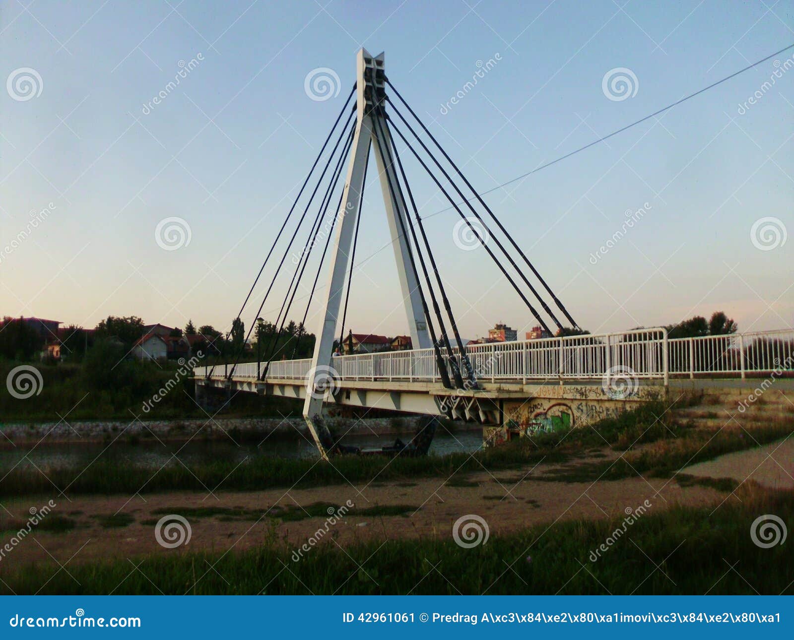 Bridge across the river stock image. Image of together - 42961061