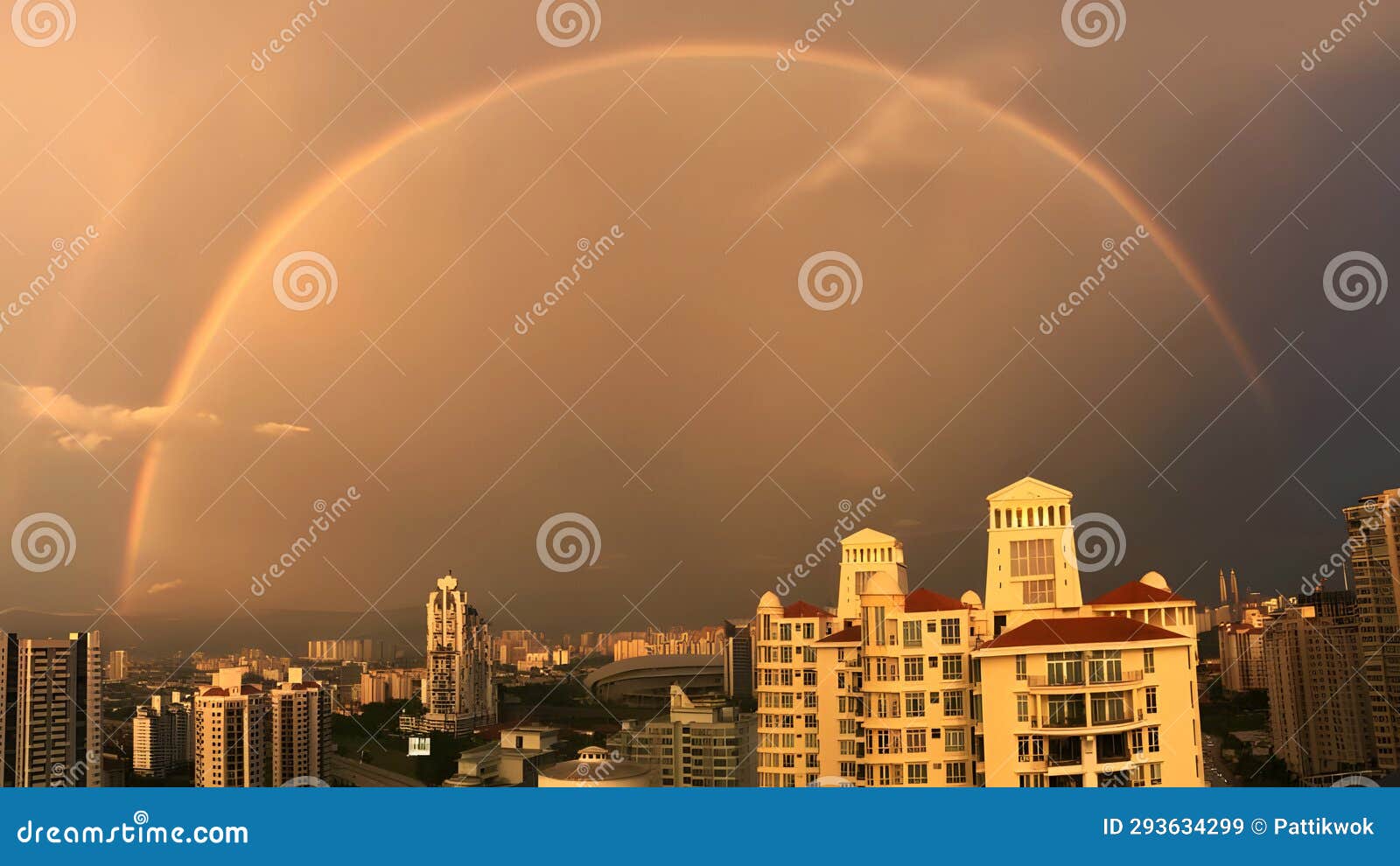 Bridge of the Angels Under the Twilight Stock Image - Image of dawn ...