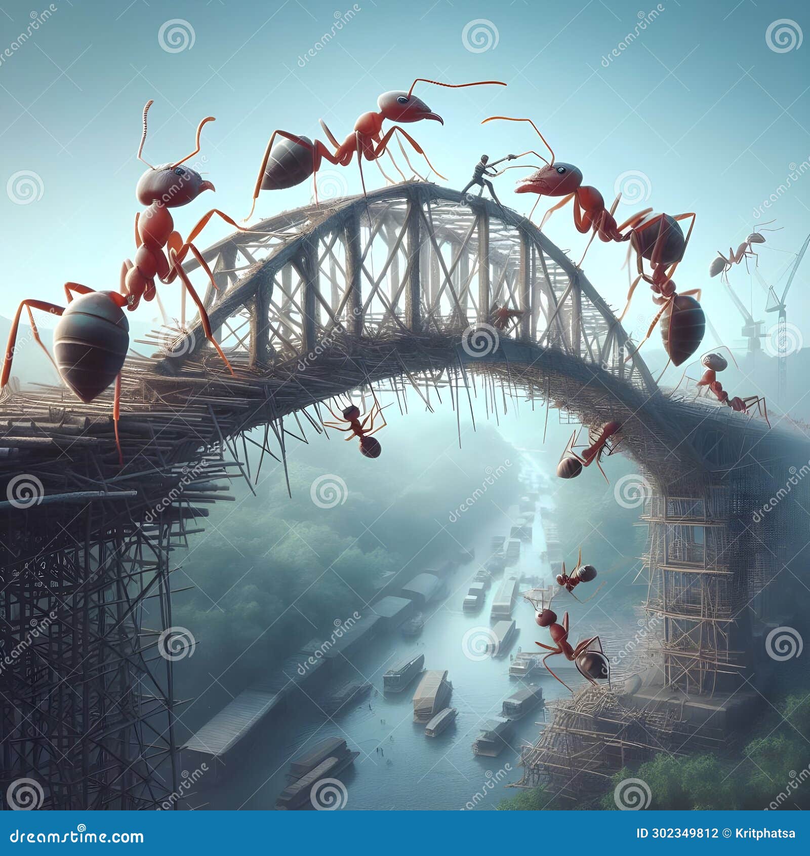 A Teamwork Marvel As Industrious Ants Construct a Path To Success ...