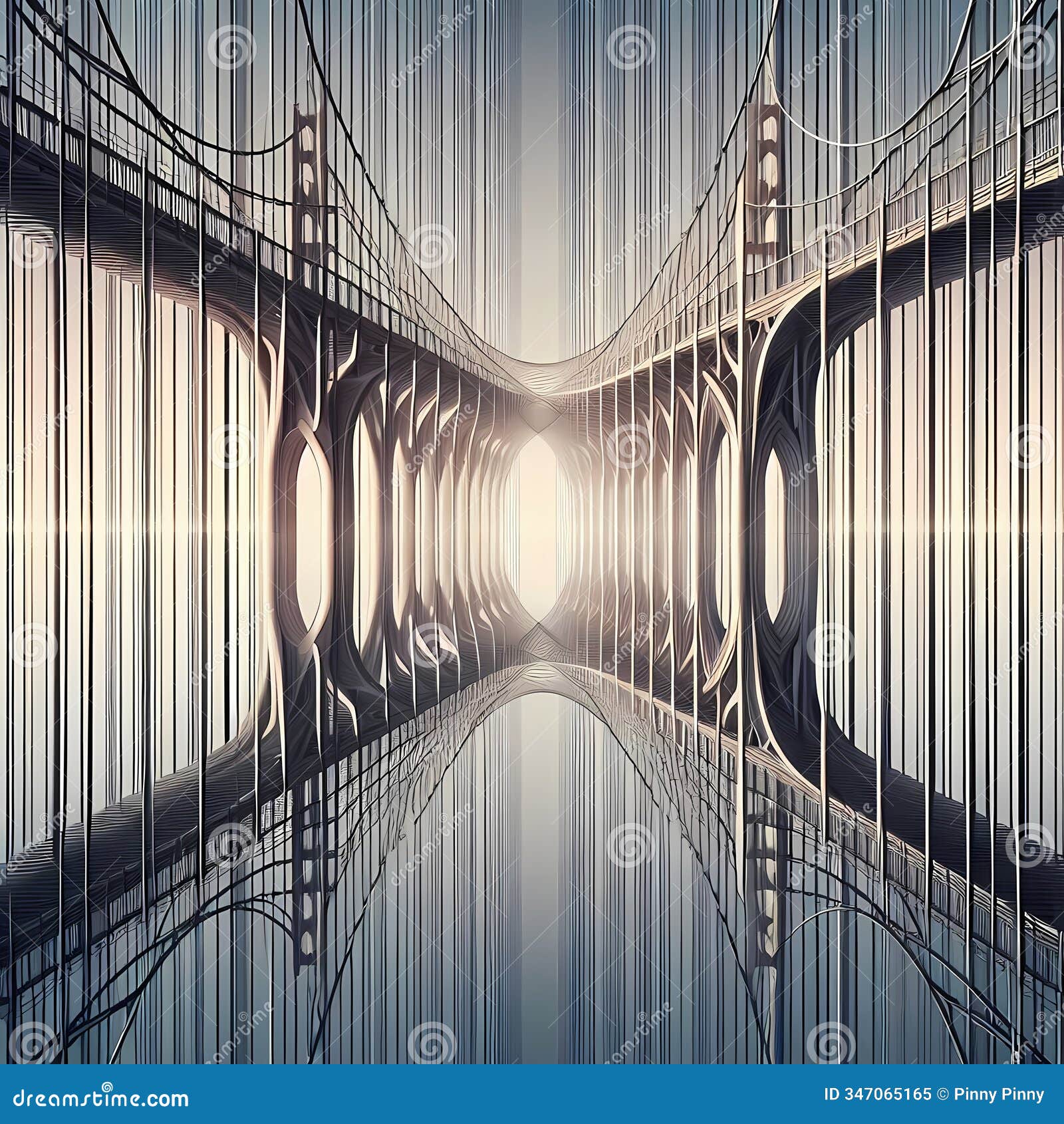 A Bridge Appears To Shift between Solid and Transparent, As Viewer ...