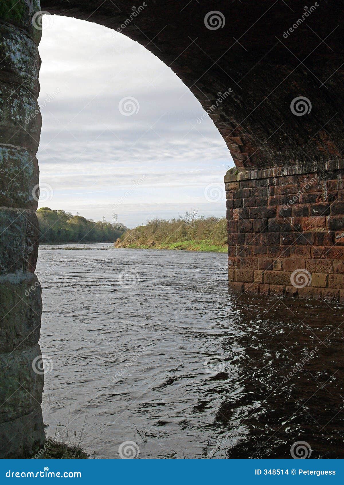Bridge Arch stock photo. Image of bank, stone, deep, stonework - 348514